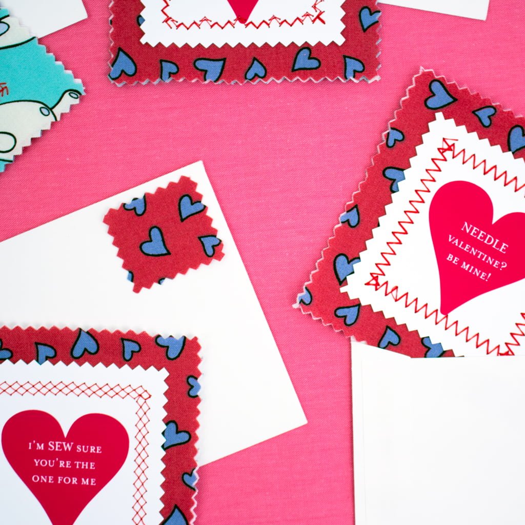Make it Sew | Stitched Valentines | Cloud9 Fabrics