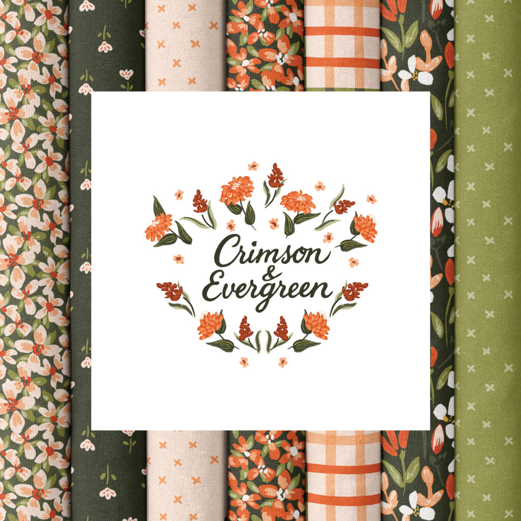 Crimson & Evergreen | Jun '26 | Cloud9 Fabrics